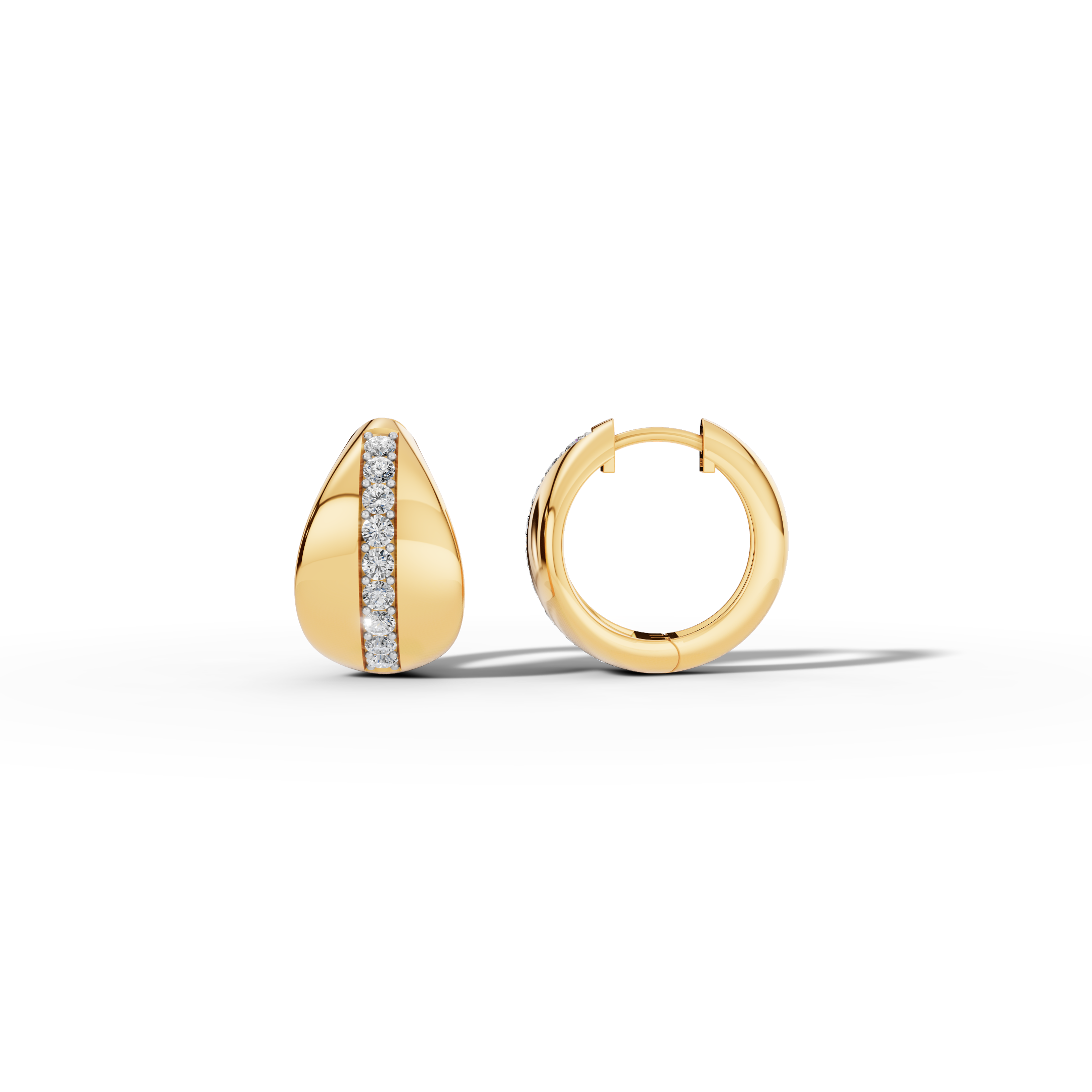 Splendore Preziosa Diamond Hoops – DEEMI Jewels